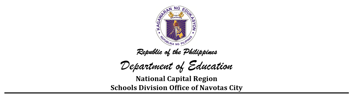 Perfect Attendance – Division of City Schools Navotas